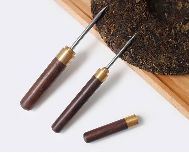 Ebony Wood Tea Knife - FONG'S TEA