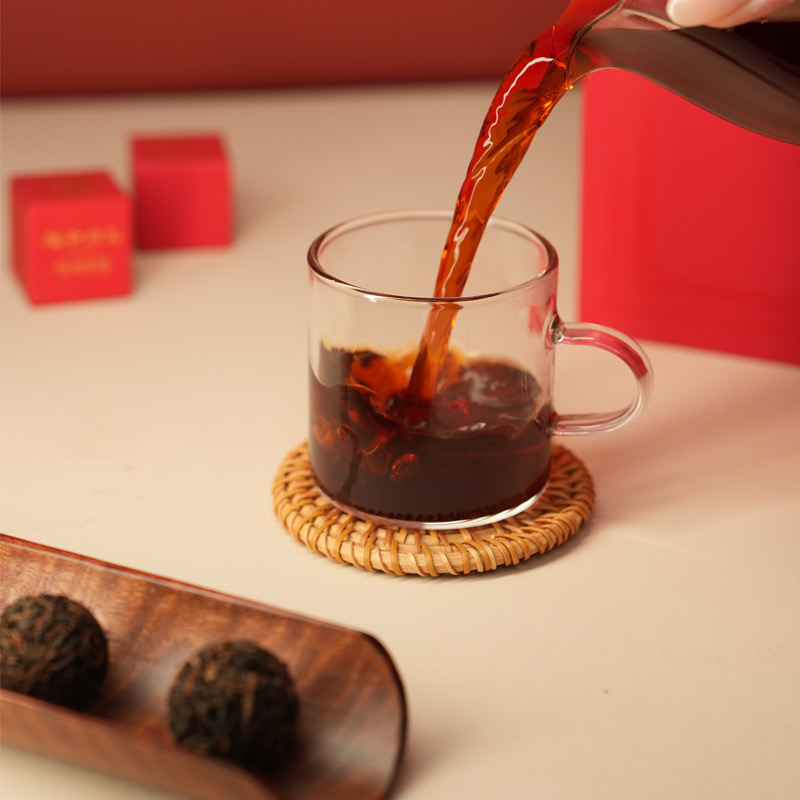 2024 Fujin Longzhu Ripe Pu Erh Tea(Dragon Balls) - FONG'S TEA